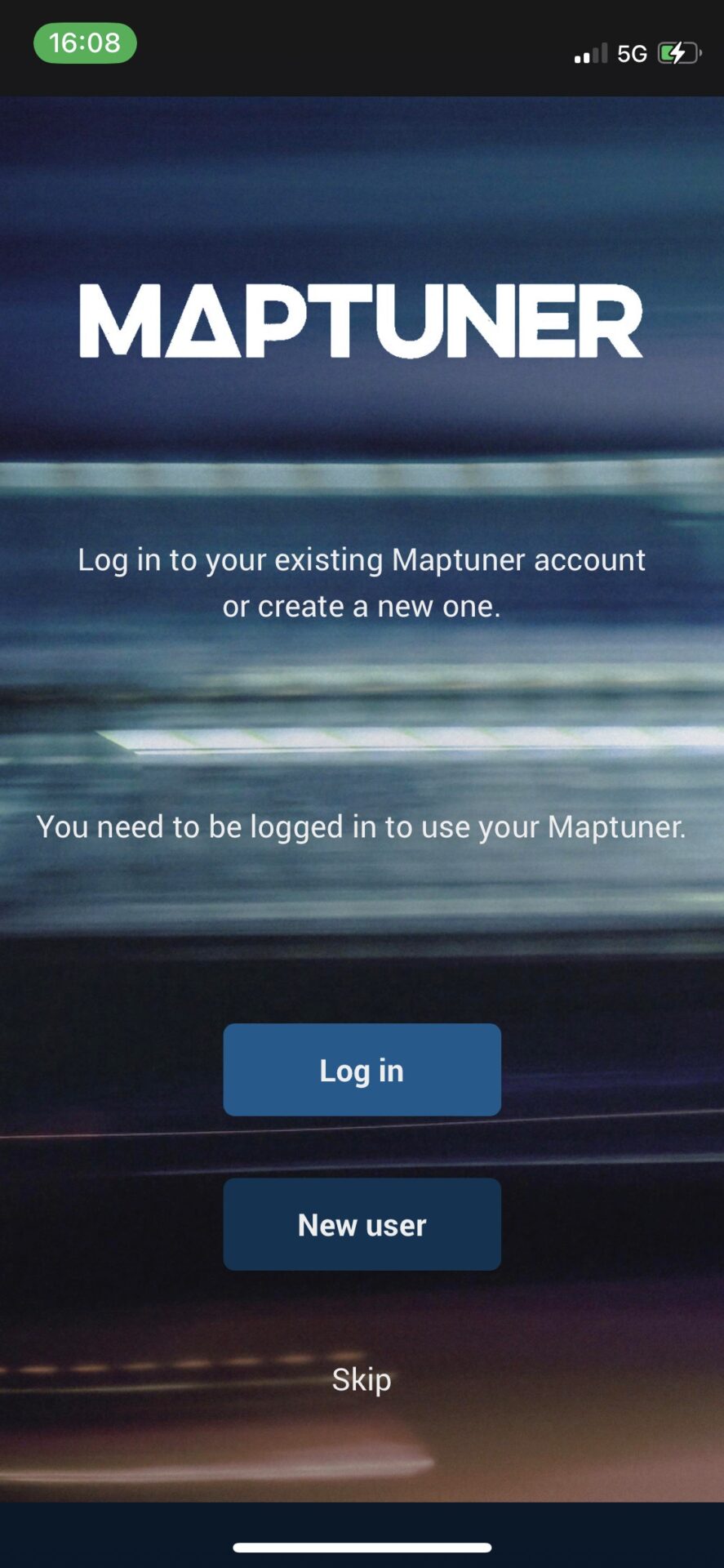 Connect Maptuner to smartphone - Maptuner